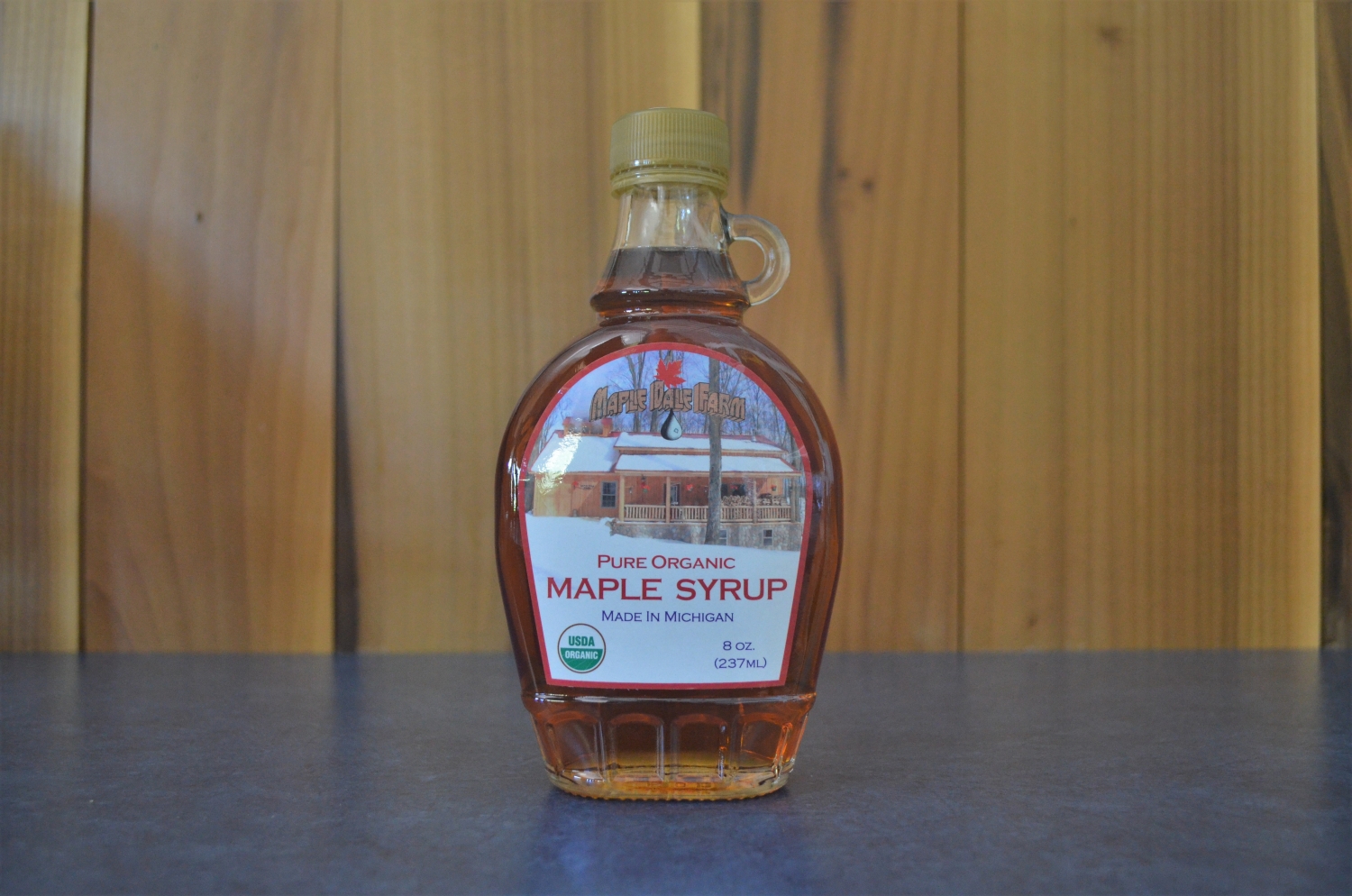 Maple Syrup 1/2 Pint (8 oz) - DeGrandchamp Farms