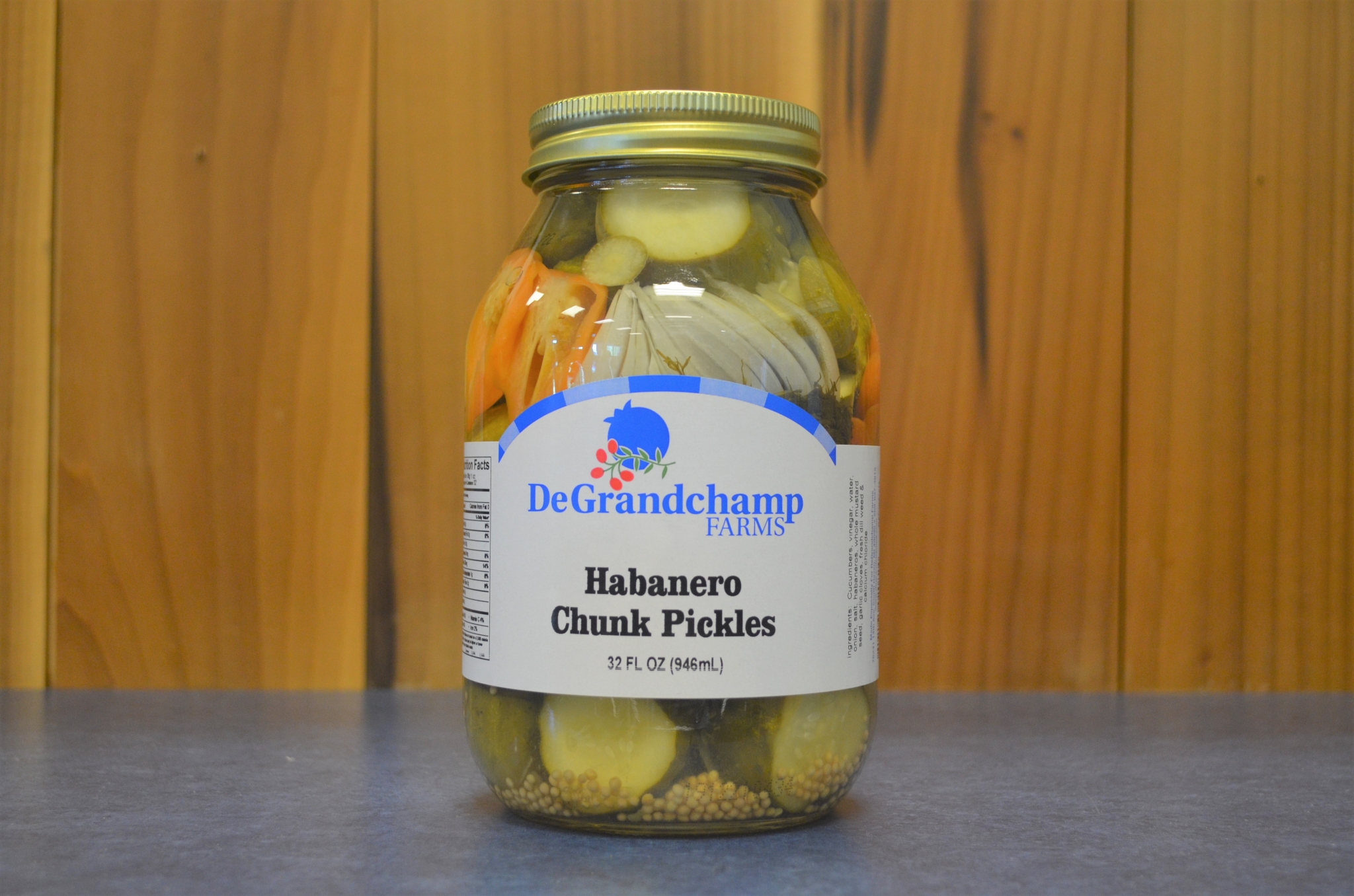 Habanero Pickle Chunks - DeGrandchamp Farms